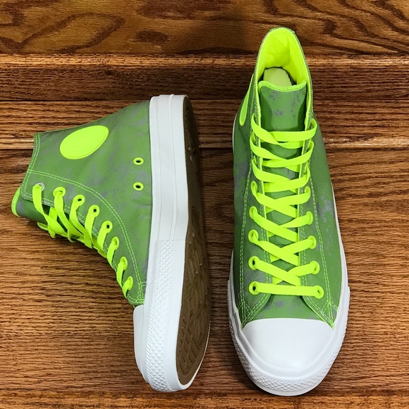 Converse | Shoes | Converse Ctas Ii Hi Volt Reflective Pure Silver ...
